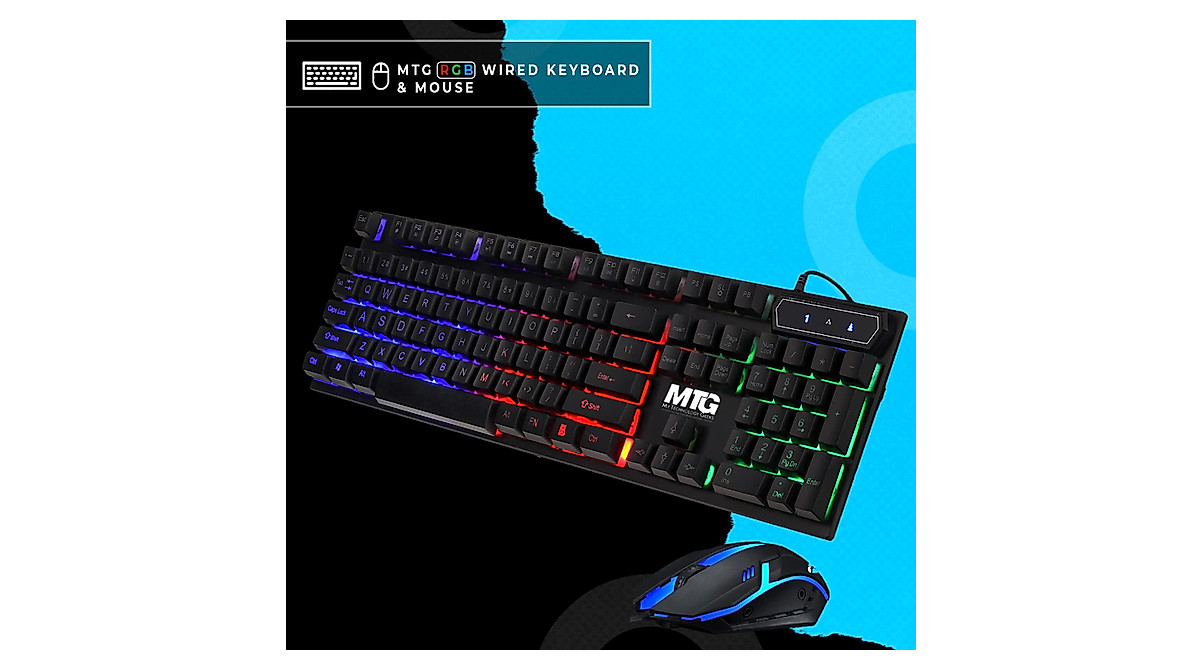 MTG RGB Backlit Gaming Keyboard & Mouse Combo