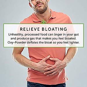 Global Healing Center Oxy-Powder Oxygen Based Safe and Natural Colon Cleanser and Relief from Occasional Constipation (60 Capsules)