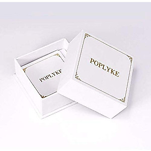 POPLYKE Cat Necklace for Women 925 Sterling Silver Family Cat Heart Necklace for Mother Grandma (silver-3 cats)