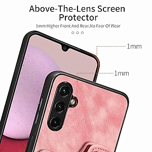 Cell Phone Flip Case Cover Compatible with Samsung Galaxy A14 5G Case, 2-in-1 Wallet Case PU Leather [Card Holder] [Wrist Strap] Shockproof Flip Cover Drop Back Case Protection Case Protective Wallet