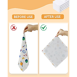 PLANTIONAL Medium Weight White Iron-On Non-Woven Fusible Interfacing: 39 x 72 inch Medium Weight Non-Woven Interfacing Iron On Polyester Single-Sided Interfacing for DIY Crafts Supplies