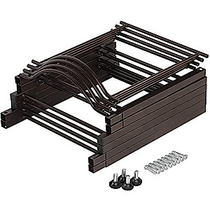 5 Gallon Water Jug Holder Water Bottle Storage Rack, 4 tier water cooler jug rack, 5 gallon water jug stand, 5 Gallon Water Bottle Holder(4 Tier, Dark Brown)