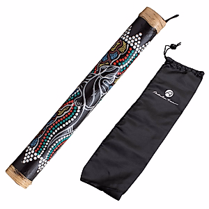 Australian Treasures - Rainstick 40cm painted
