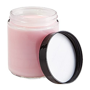 8 Pack Glass Candle Jars with Lids for DIY Projects, Straight Sided Cosmetic Containers for Body Butter, Scrubs, Lotion (8 oz)