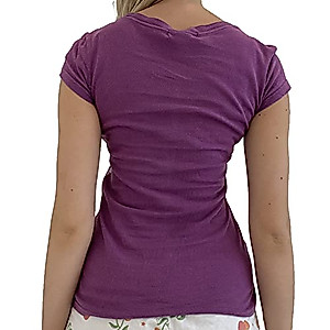 Y2k Fairy Grunge Shirt Top for Women Short Sleeve Vintage Graphic Crop Tee Top Aesthetic Goth Grunge Clothes Streetwear (Vintage Purple, S)