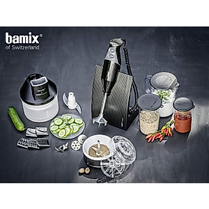 Bamix 1000ml Graduated BPA-Free Blending Pitcher with Handle Jug – Practical and Durable Container – Perfect Accessory to Immersion Blenders – Freezer, Microwave, and Dishwasher Safe
