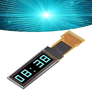 Display Screen, 15 Pin Energy Saving SPI Interface Self Illumination Display Screen Module for DIY(Blue)