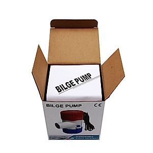 12V Bilge Pump 1100GPH New Electric Water Pump for Boats Accessories Marin,Submersible Boat Water Pump