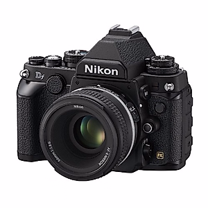 Nikon Df 16.2 MP CMOS FX-Format Digital SLR Camera with Auto Focus-S NIKKOR 50mm f/1.8G Fixed Special Edition Lens (Black)
