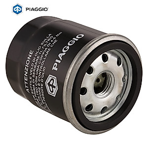 82635R Vespa OEM Oil Filter for Modern Vespa Scooters | OEM# 483727 AP8580128 82635R (ET4 150 Leader 1998-2005), black