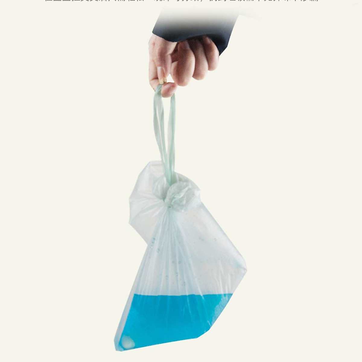 Milisten 50Pcs Disposable Travel Potty Liners Portable Potty Training Toilet Seat Bin Bags for Kids