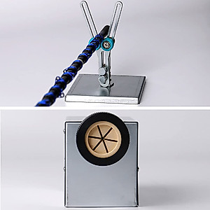 Portable Fishing Rod Repair Machine Winding Epoxy Glue Machine DIY Lure Rod Modified Building Machine 0-60RPM with Foot Switch