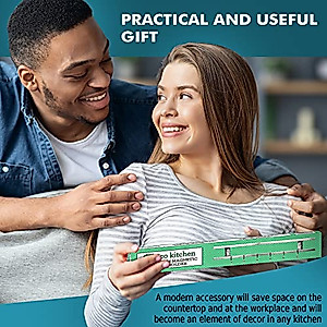 Magnetic Knife Holder for Wall - Stainless Steel Knife Magnetic Strip 18 Inch - Wall Knife Magnet Bar Rack With Hooks