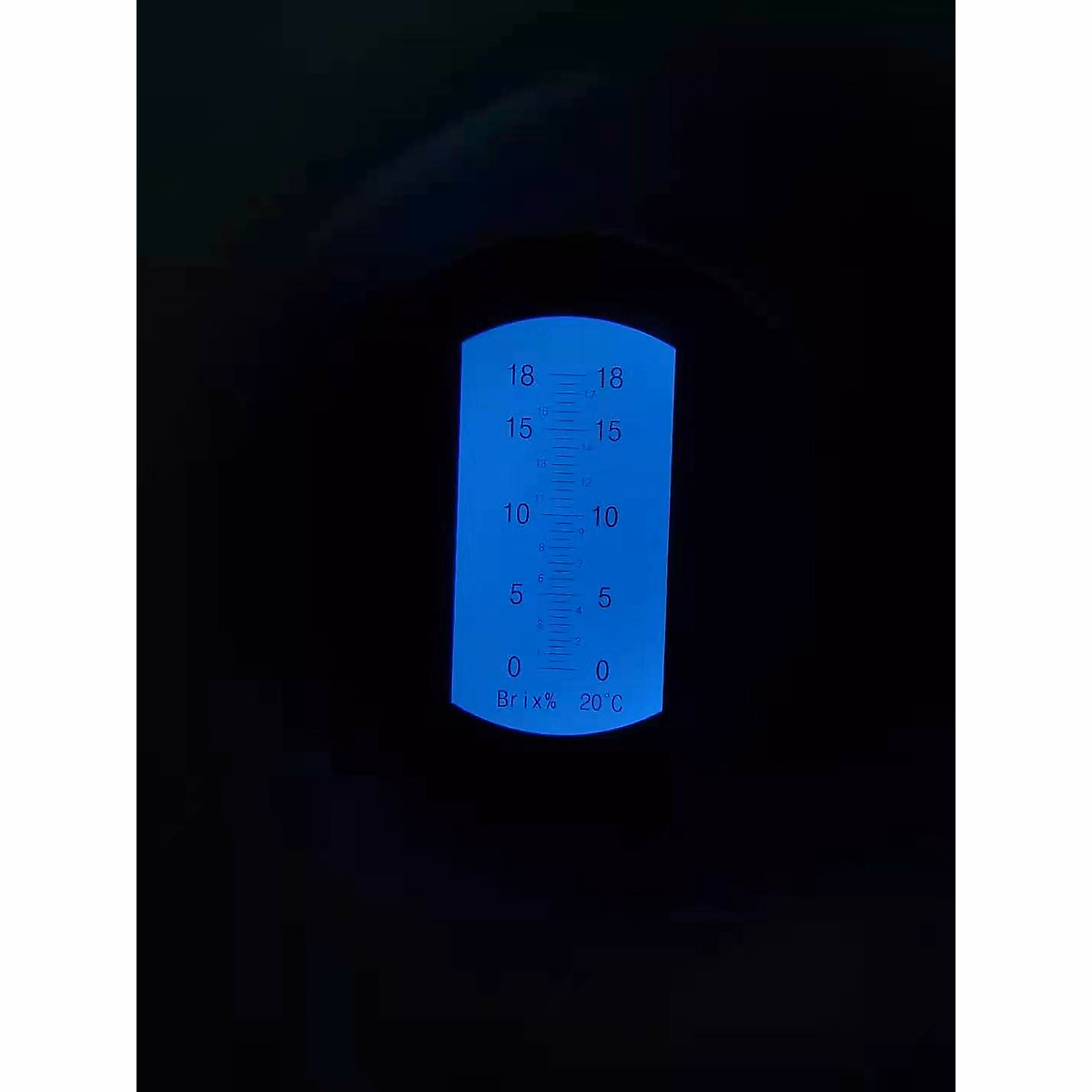 Hand-held 0 to 18% Brix Refractometer, Cutting Liquid Refractometer, Sugar and Fruit Refractometer