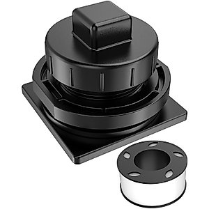 Stock Tank Float Valve, Stock Tank Drain Plug Kit for 50 70 100 150 300 Gallon Stock Tank, Leak-free Design, Use with 1MDB5,MDB6,MDB7,MDB8,1MDC1, for FG424288BLA FG424400BLA FG424500BLA FG424700BLA