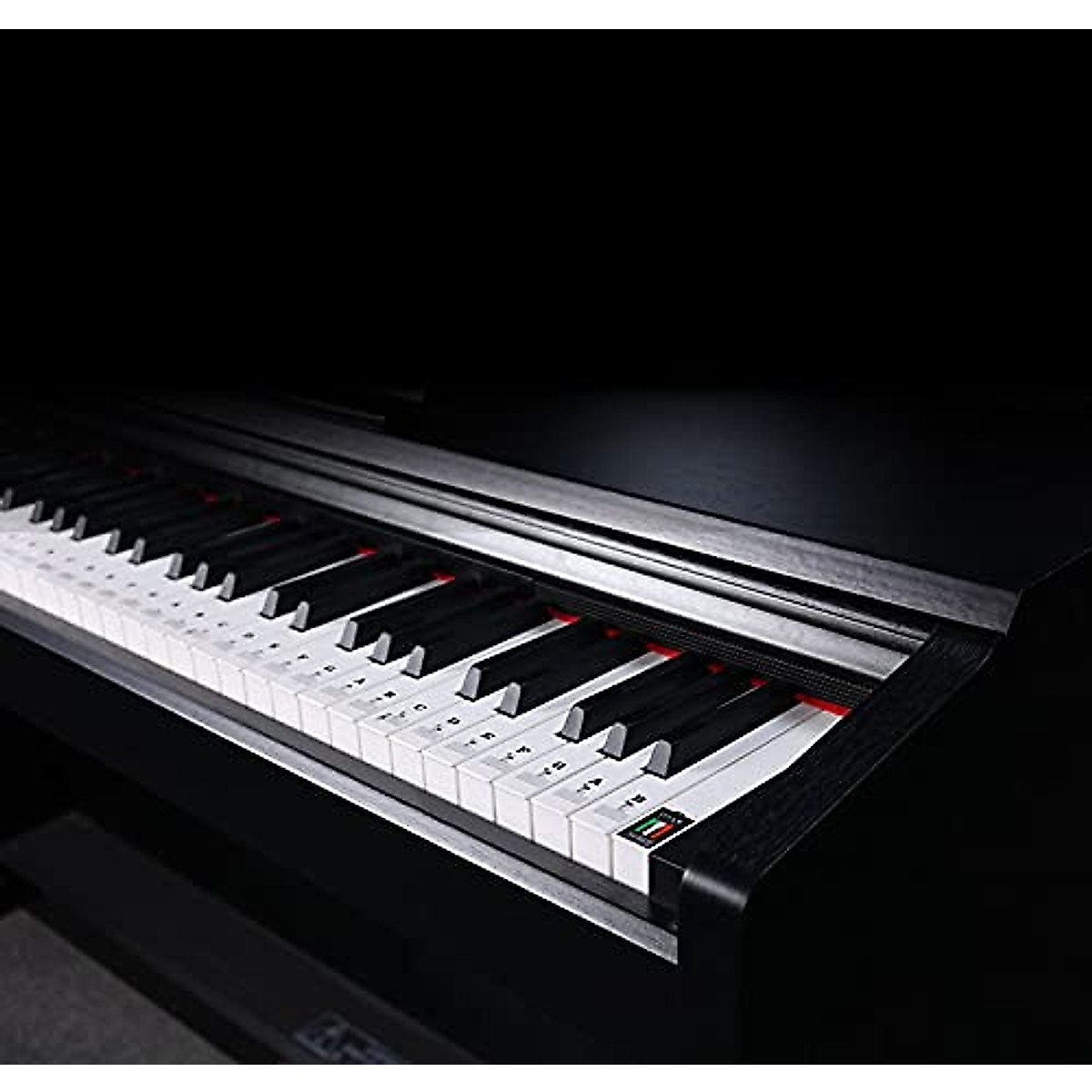 Piano Keyboard Stickers for Beginners 88/61/54/49/37 Key. Large Bold Letter Piano Stickers Perfect for kids Learning Piano, Transparent and Removable