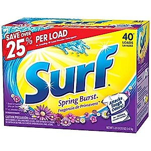Surf Powder Laundry Detergent, Spring Burst Scent