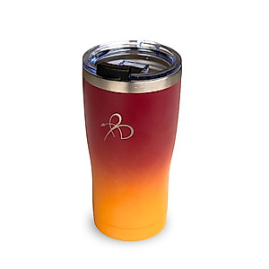 Bright Line Eating Signature B Logo 20oz Stainless Steel Travel Mug - Insulated, Dishwasher Safe, BPA Free, Includes Slider & Flip Lids