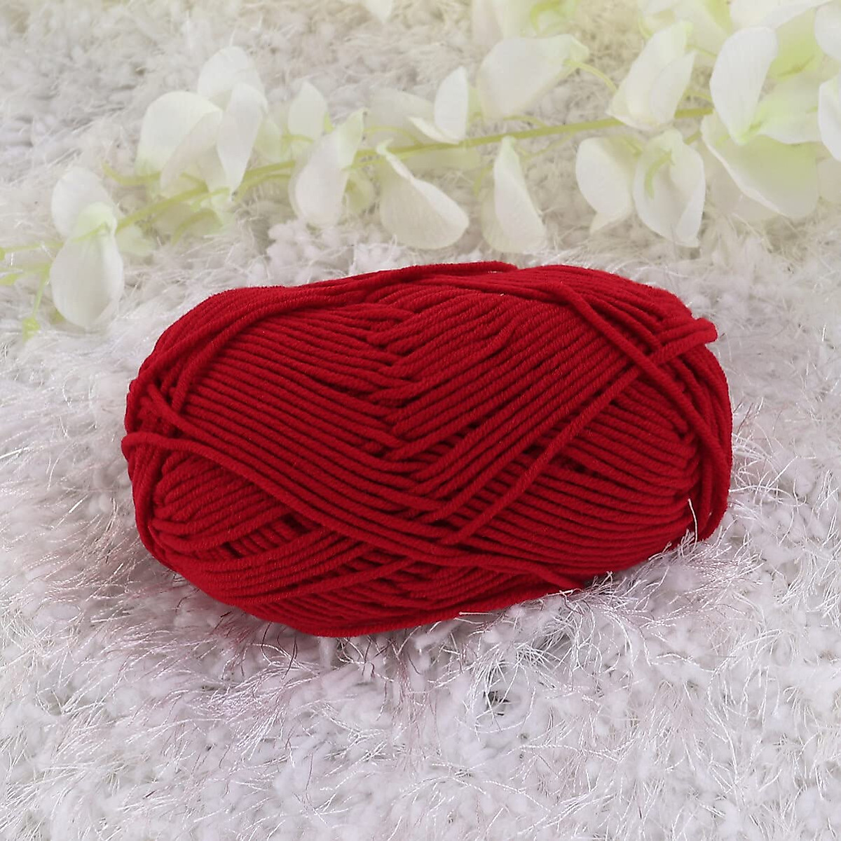 SUPVOX Knitting Yarn Crochet Yarn Thick Yarn Green Black Purple red Blue Yellow Yarn Chunky Yarn for Crocheting Yarn for Knitting Yarn for Crocheting Baby Scarf Cotton Thread