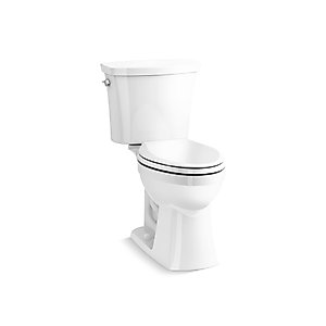 KOHLER 32820-0 KELSTON® REVOLUTION 360 AND CONTINUOUS CLEAN 2PC, 128 ELONGATED TOILET, WHITE