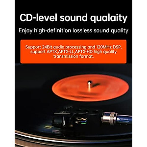 GITANK Bluetooth 5.0 aptX-HD Adapter for Range Rover, Land Rover, Jaguar iPod iPhone Music Interface Wireless Audio Car Kit