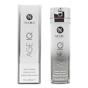 Neora Age IQ Night Cream - Unscented Hyaluronic Acid Moisturizer for All Skin Types & Tones, 1 Fl Oz