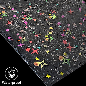 150 Pieces Little Star Laser Flashing Card Sleeves, Photocard Sleeves, Kpop photocard Sleeves, Foil Card Protective Sleeve 61x88mm