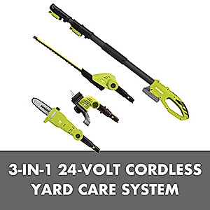 Sun Joe GTS4002C Cordless Lawn Care System-Hedge Trimmer, Pole Saw, Grass Trimmer | 40.7 x 2 x 3 inches |