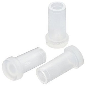 FiberShack - Dust Cap Kit for Fiber Optic Cables, End Faces and Devices. Contains 200 2.5mm Clear FC/SC/ST Ferrules and 50 Red ST Debris Covers - Includes Durable Compartment Carry case