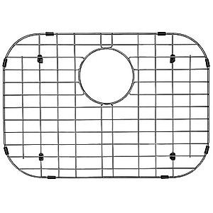 Serene Valley Sink Bottom Grid 19-1/16" x 13-5/8”, Rear Drain with Corner Radius 3-1/2", Sink Protector NLW1914R