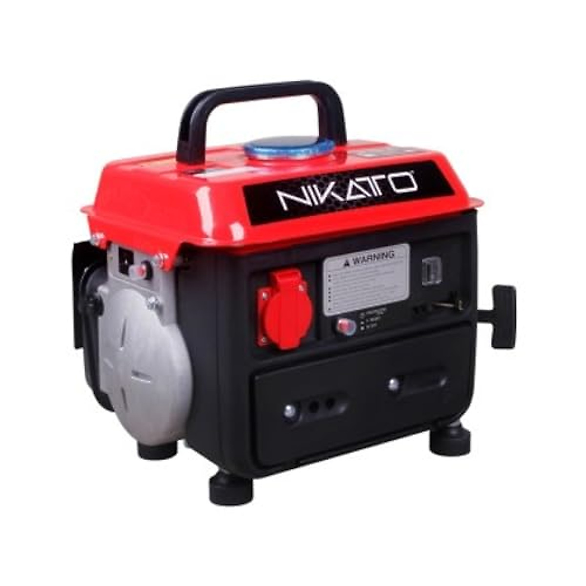 NIKATTO Portable Gasoline Generator, Output Max 800 W, 900 Surge Watts, Voltage 120 V, Recoil System. (USA STOCK)