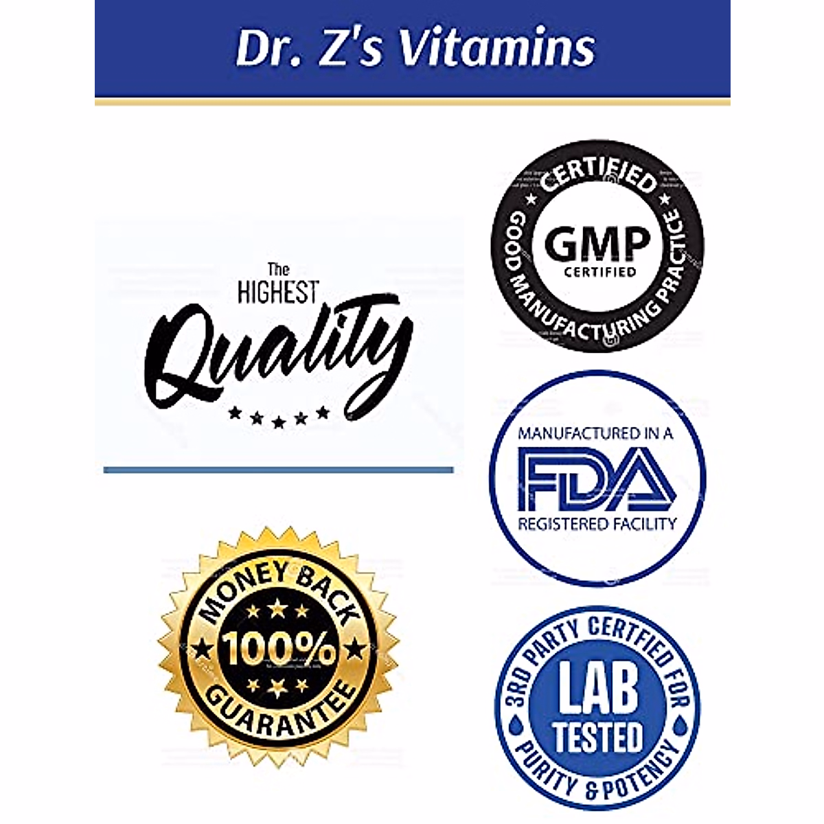 Dr Z’s Vitamins - Vitamin D3 K2 - Vitamin D3 5000 IU + 100 MCG Vitamin K2 MK-7 Per Capsule - K2 D3 Vitamin Supplement - Vitamin K2 D3 - VIT D3K2 - Vitamin D and K - Immune Support (120 Caps)