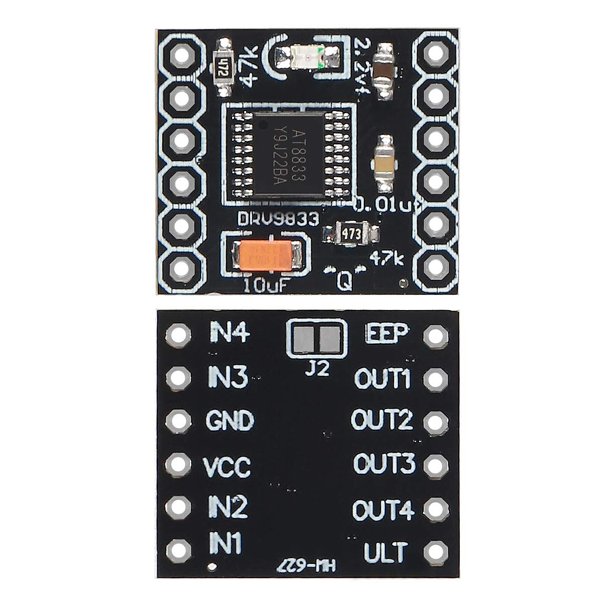 ACEIRMC 8pcs DRV8833 Motor Drive Module 1.5A Dual H Bridge DC Gear Motor Driver Controller Board