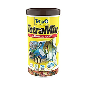 Tetra 16155 Min Large Tropical Flakes For Top/Mid Feeders, 5.65-Ounce