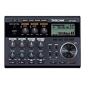 Tascam DP-006 Digital Portastudio Multi-Track Recorder Bundle with Closed-Back Studio Monitor Headphones and 32GB SD Card (3 Items)