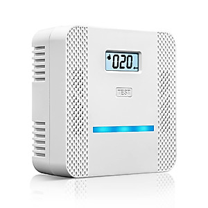 Carbon Monoxide Detectors, Portable Smart Combination Carbon Monoxide and Smoke Alarm,CO Alarm with Test Button Large LCD Display,Battery Operated