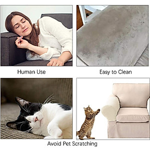 BADASS SHARKS Black Polyester Waterproof Stretch Fit Washable Armchair Sofa Furniture Cover