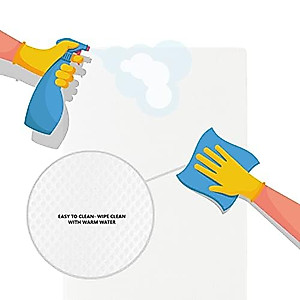 Dream On Me Holly 3” Fiber Portable, Greenguard Gold Certified, Waterproof Vinyl Cover, Lightweight Mini Crib Mattress, White