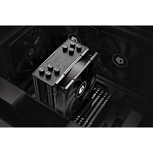 ID-COOLING SE-224-XTS Black CPU Cooler 4 Heatpipes CPU Air Cooler 120mm PWM Fan CPU Fan for Intel LGA1700/115X/1200; AMD AM4/AM5