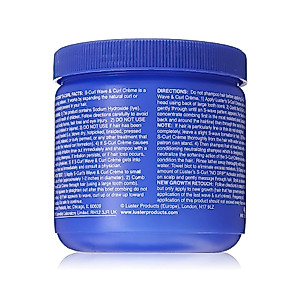 Luster S Curl Texturizer Regular Strength, 15 Ounce (Including Large Applicator Brush & 3 pc Rat Tail Styling Comb Set) Wave & Curl Creme Application Styling Kit Bundle Kit