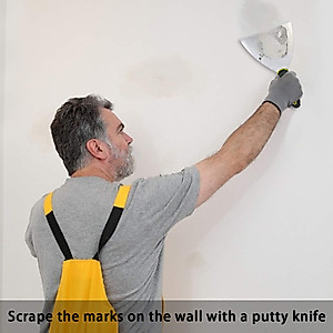 Pack of 4 Putty Knife Set, 2,3,4,5 inch Wide Spackle Putty Knives Metal Scrapers Putty Scrapers for Drywall, Putty, Decals, Wallpaper, Baking, Patching and Painting