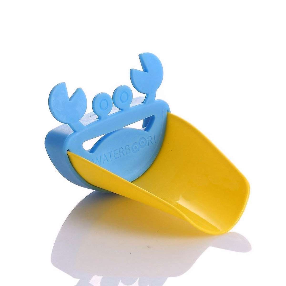 Zeltababy 2 Pieces Crab Water Spout Faucet Extender Sink Handle Extender Hand Washing Helper for Toddlers Kids Babies, Color Random