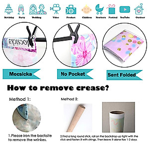 Mocsicka Floral Elephant Baby Shower Backdrop Blue Elephant Baby Shower Party Decoration 7x5ft Vinyl Boy Elephant Baby Shower Photo Background (7x5ft (82x60 inch))