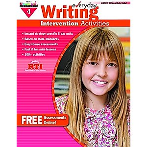 Newmark Learning Grade 4 Everyday Writing Intervention Activity Aid (Eia)