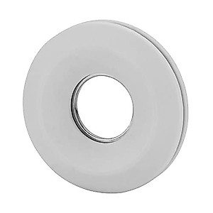 Donut Earphone Cable Winder, TPE Material Cord Organizer Headphones Wire Wrap Storage Holder 2.80 × 0.65 Inch (White)