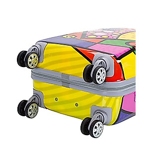 Rockland Departure Hardside Spinner Wheel Luggage, Heart, 2-Piece Set (20/28)