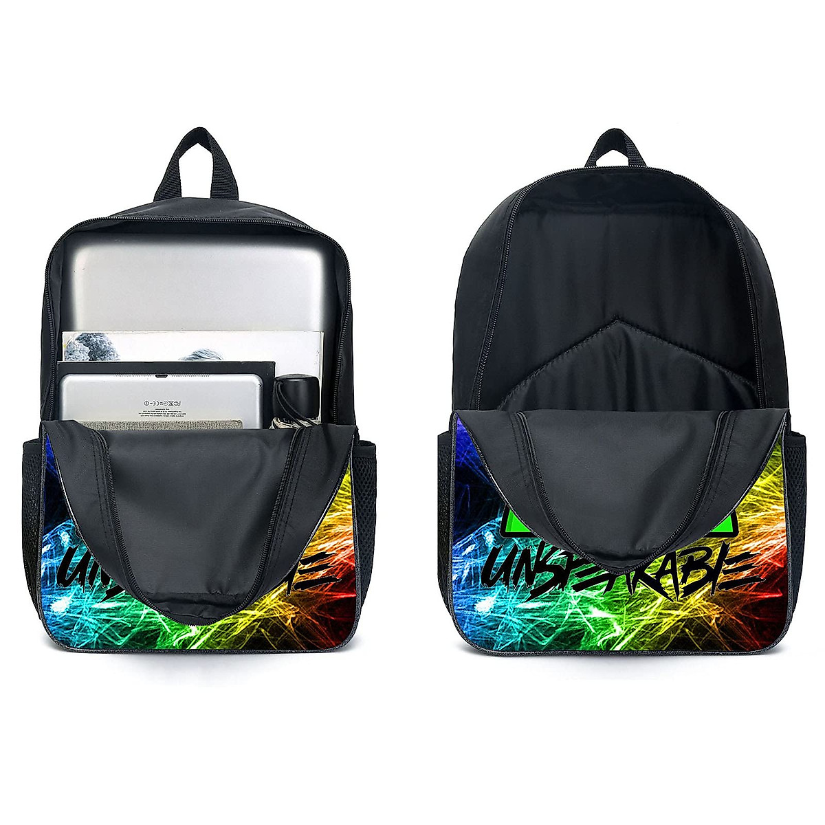 Unspeak-able Kids School Bag Set Boys Pencil Case Backpack Starry Sky Printing Book Bags Travel Daypack Girls Game Fans Gift (Sky)