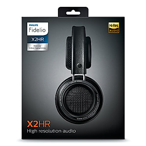 Philips X2HR Fidelio Over Ear Headphone, Black