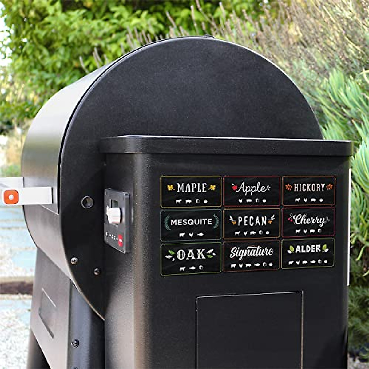 BBQ Pellet Flavor Tags: Magnetic Labels for Grills & Smokers