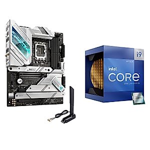 INLAND Micro Center Inter Core i9-12900K Desktop Processor 16 (8P+8E) Cores up to 5.2 GHz Unlocked LGA1700 Desktop Processor with ASUS ROG Strix Z690-A Gaming WiFi D4 Motherboard